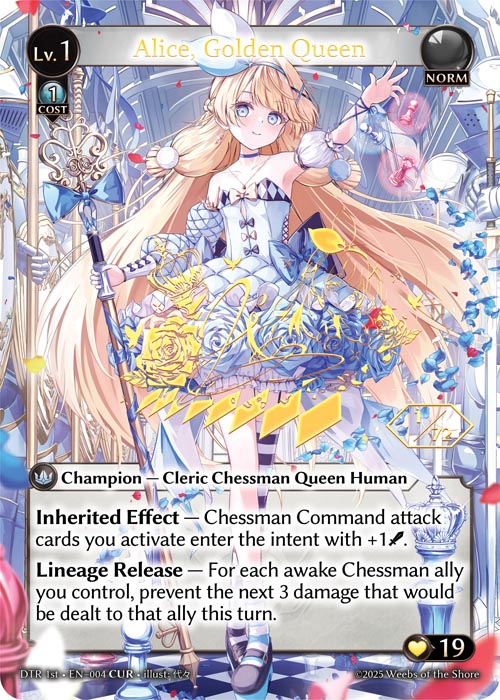 Alice, Golden Queen (Distorted Reflections First Edition) - Index - Grand Archive Card Database
